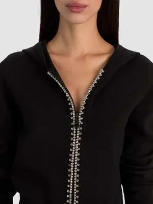 Alice + Olivia Dollie Embellished Hoodie