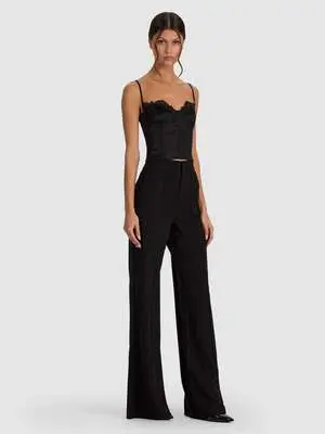 Alice + Olivia Nila Lace Corset Top