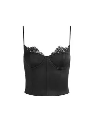 Alice + Olivia Nila Lace Corset Top