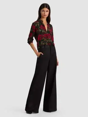 Alice + Olivia Shane Wide Leg Pant