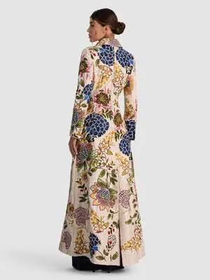 Alice + Olivia Eleanor Embellished Maxi Coat