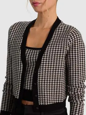 Alice + Olivia Grace Shrunken Cardigan