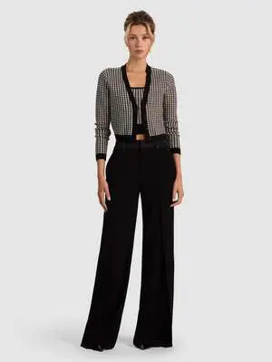 Alice + Olivia Grace Shrunken Cardigan