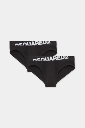 Dsquared2 Basic Brief Twin Pack - Black