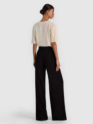 Alice + Olivia Wade Open Pleat Trouser
