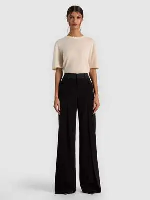 Alice + Olivia Wade Open Pleat Trouser