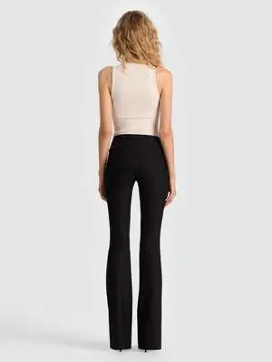 Alice + Olivia Olivia Wool Bootcut Pant