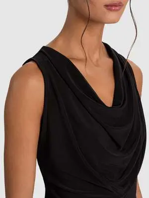 Alice + Olivia Jacqueline Cowl Neck Tank