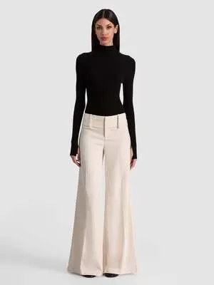 Alice + Olivia Roberta Ribbed Turtleneck