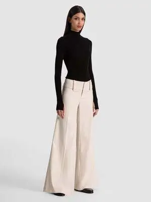 Alice + Olivia Roberta Ribbed Turtleneck