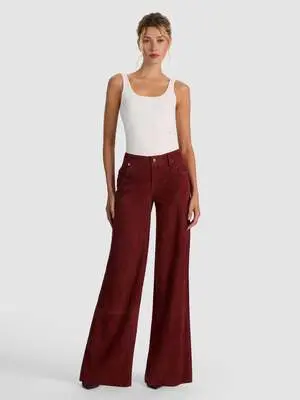 Alice + Olivia Amazing Suede Pant