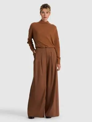 Alice + Olivia Elias Double Pleat Trouser