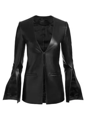 Alice + Olivia Venita Vegan Collarless Blazer