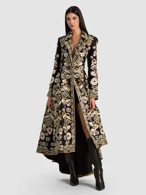 Alice + Olivia Cheshire Embellished Coat