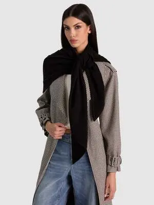 Alice + Olivia Corina Triangle Scarf - Black