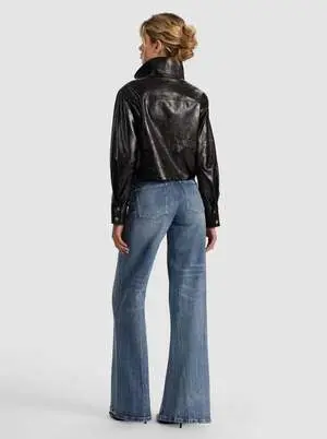 Alice + Olivia James Vegan Funnel Neck Parka