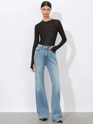 Alice + Olivia Taeyn Lace Bodysuit
