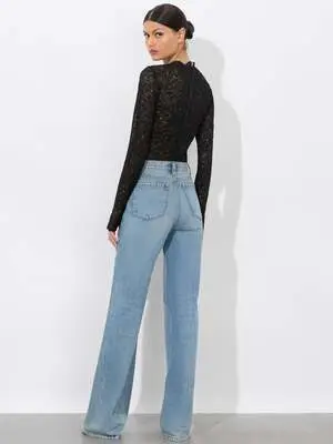 Alice + Olivia Taeyn Lace Bodysuit