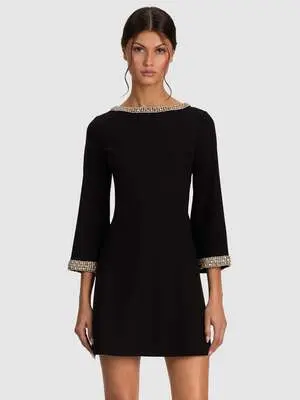 Alice + Olivia Mailynn Embellished Mini Dress
