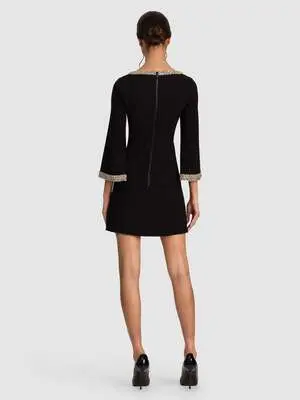 Alice + Olivia Mailynn Embellished Mini Dress