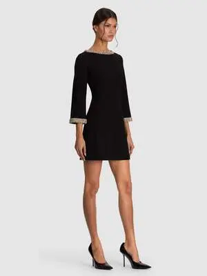 Alice + Olivia Mailynn Embellished Mini Dress