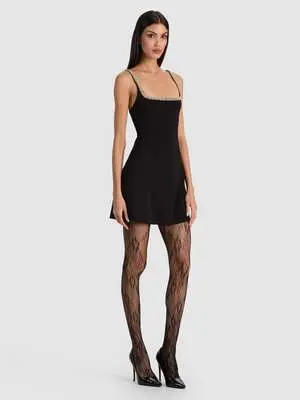 Alice + Olivia Julia Embellished Mini Dress