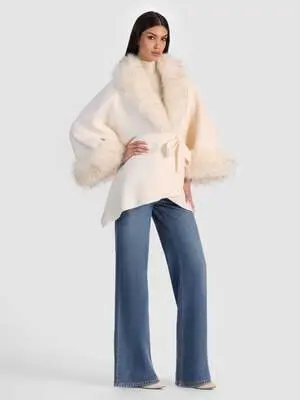 Alice + Olivia Joanne Sweater Coat
