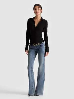 Alice + Olivia Freya Button Down Top