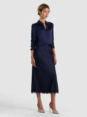 Alice + Olivia Brady Silk Blouse