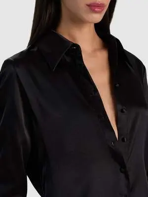 Alice + Olivia Willa Silk Blouse