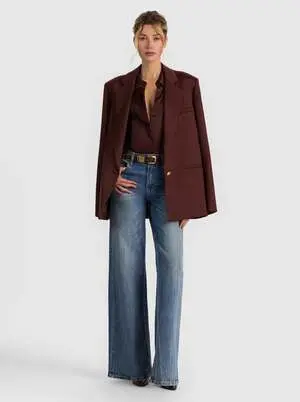 Alice + Olivia Ronan Oversized Boxy Blazer