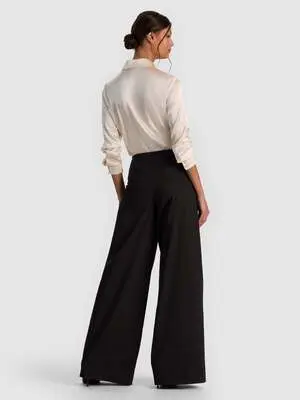 Alice + Olivia Elias Double Pleat Trouser