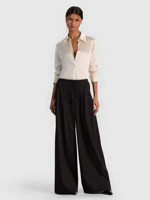 Alice + Olivia Elias Double Pleat Trouser