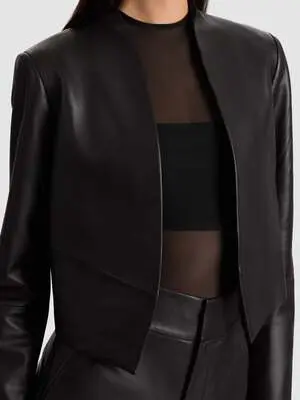 Alice + Olivia New Harvey Leather Jacket
