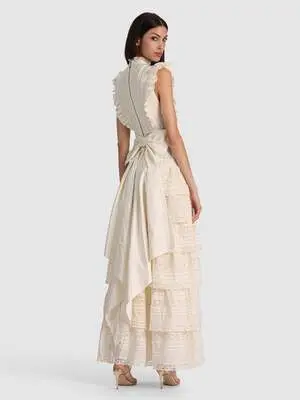 Alice + Olivia Tahara Tiered Maxi Dress