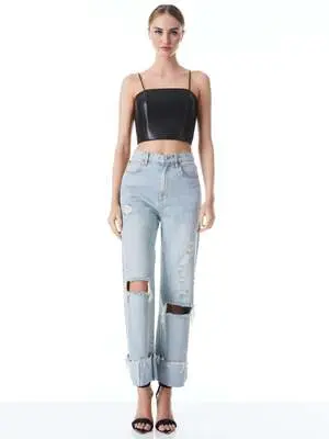 Alice + Olivia Pearle Vegan Bustier