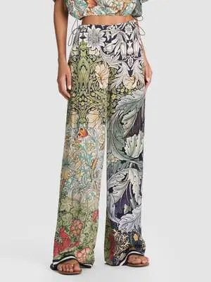 Alice + Olivia Demi High Rise Pull On Toggle Pant - Masterpiece