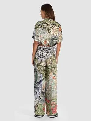 Alice + Olivia Demi High Rise Pull On Toggle Pant