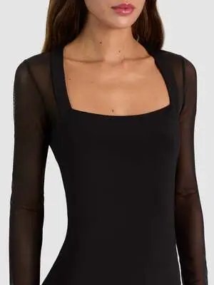 Alice + Olivia Roxane Scoop Mini Dress