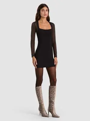 Alice + Olivia Roxane Scoop Mini Dress