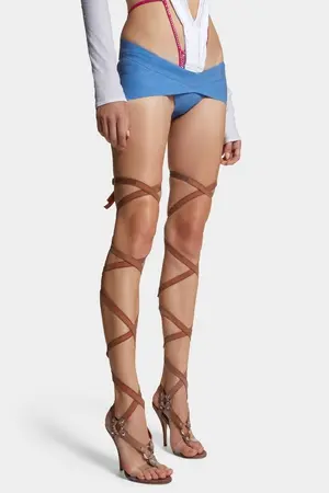 Dsquared2 Bondage Thigh-high Heeled Sandals