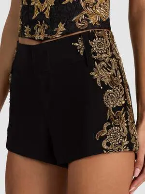 Alice + Olivia Cady Embellished Short