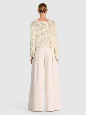 Alice + Olivia Anderson Allover Sequin Cardigan