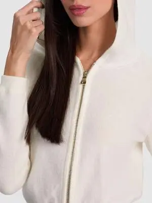Alice + Olivia Dollie Cashmere Zip-up Hoodie