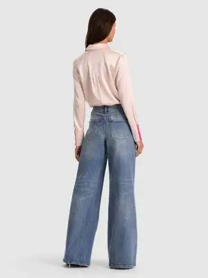 Alice + Olivia Willa Silk Blouse