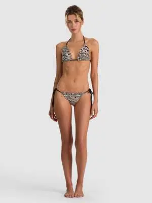 Alice + Olivia A+o X Pq Swim Sloane Reversible Rope Triangle Top