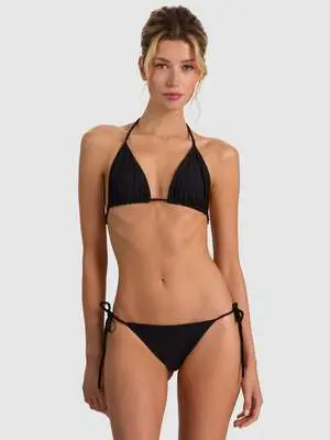 Alice + Olivia A+o X Pq Swim Sloane Reversible Rope Triangle Top