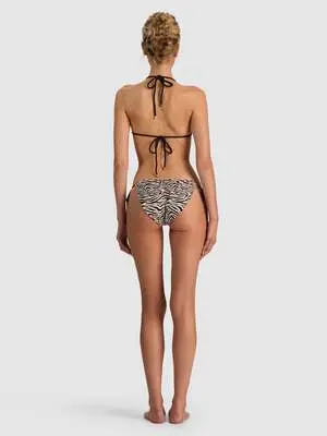 Alice + Olivia A+o X Pq Swim Sloane Reversible Rope Triangle Top