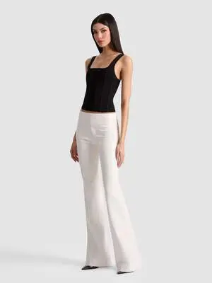 Alice + Olivia Olivia Vegan Bootcut Pant