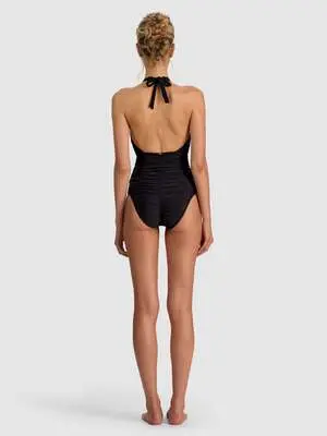 Alice + Olivia A+o X Pq Swim Isabel Halter One-piece